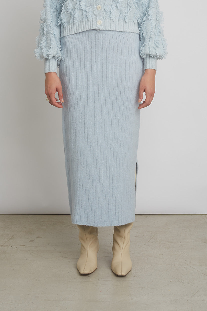 ZOE SKIRT | POWDER BLUE – Eleven Six Knits