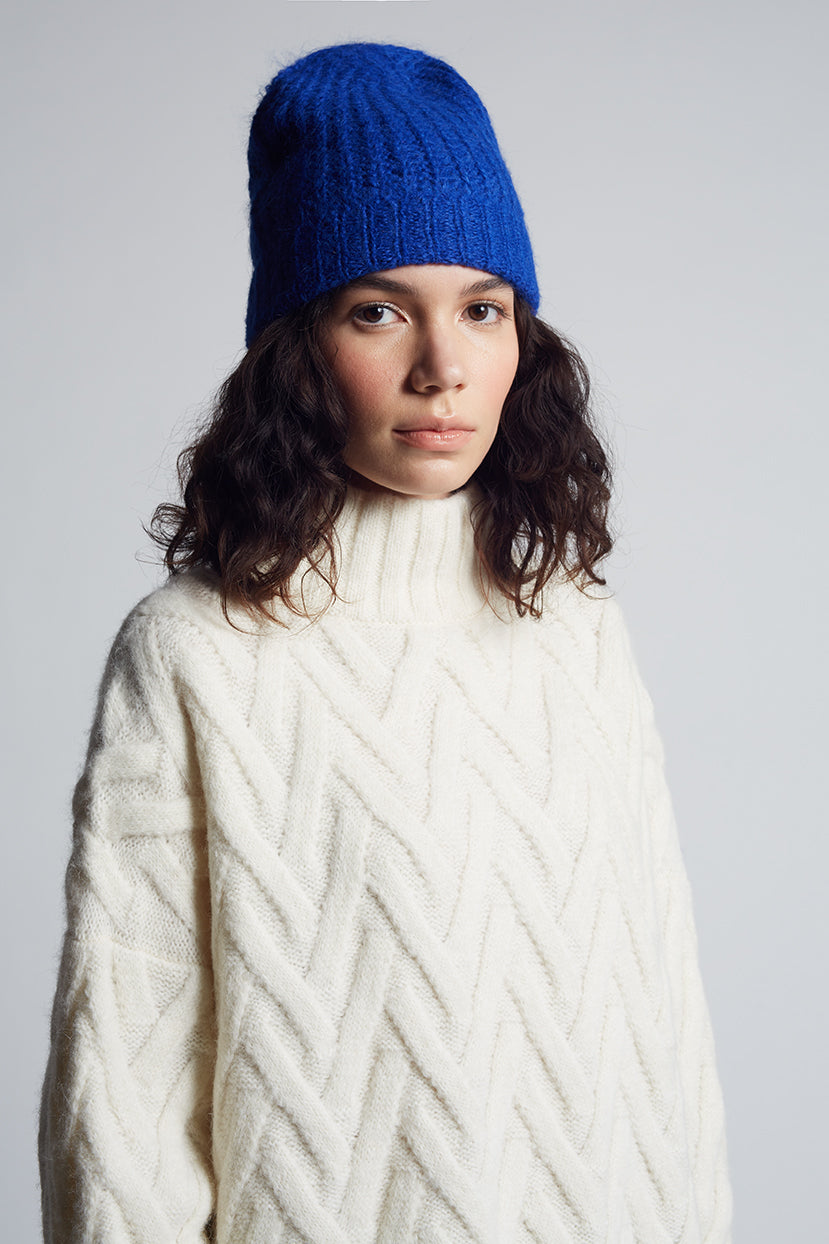SOPHIA HAT | COBALT BLUE – Eleven Six Knits